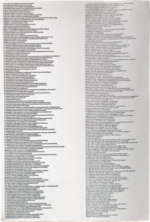 Gallery 98 | Jenny Holzer, “Truisms” in English and Spanish, 1979