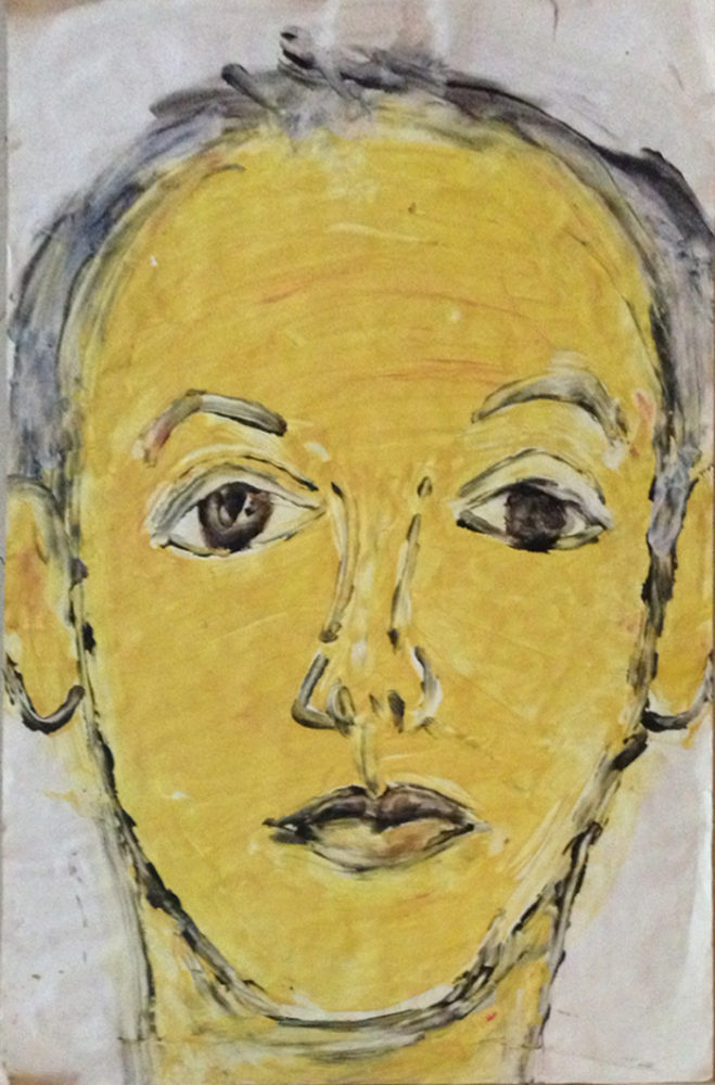 Gallery 98 | Cara Perlman’s Finger Paint Portrait of Taylor Mead, 1971