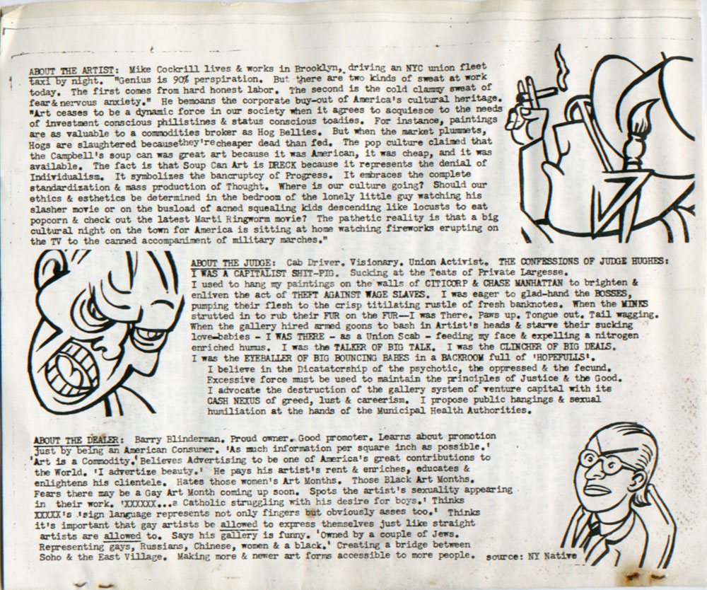 Gallery 98 | Mike Cockrill, Semaphore Walkout!, Semaphore, 10-Page Zine ...