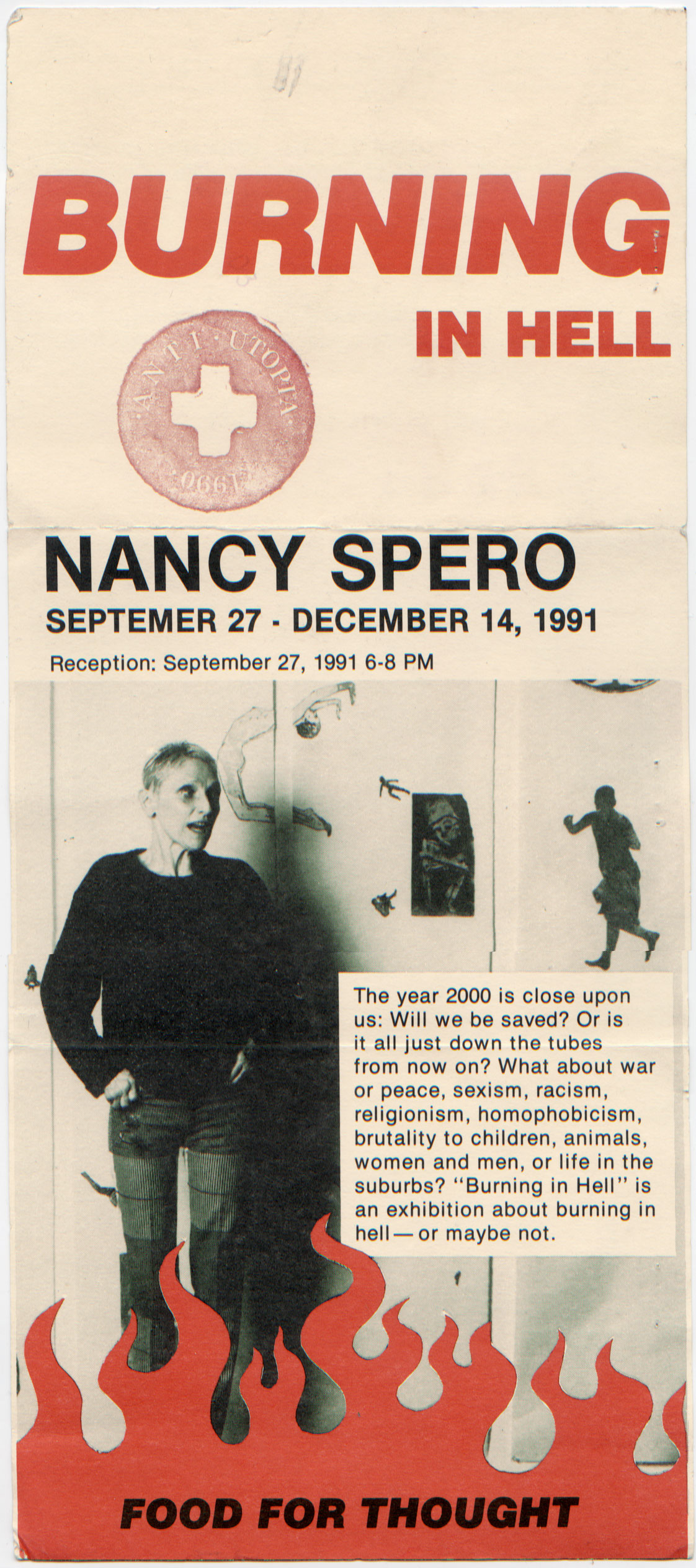 Gallery 98 | Richard Prince & Nancy Spero, Food for Thought Residency ...