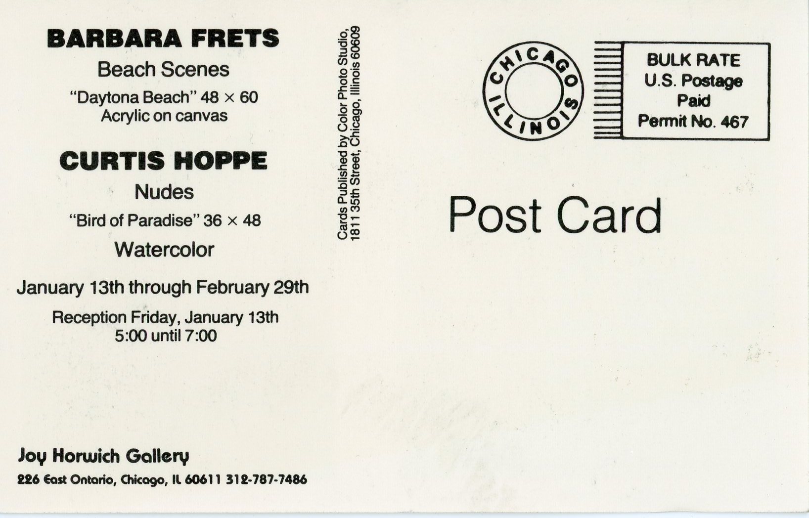 Gallery 98 | Curt Hoppe, Barbara Frets, Card, Joy Horwich Gallery ...