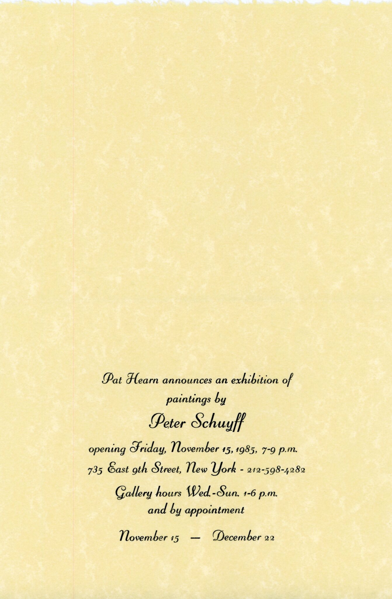 Gallery 98 | Pat Hearn Gallery