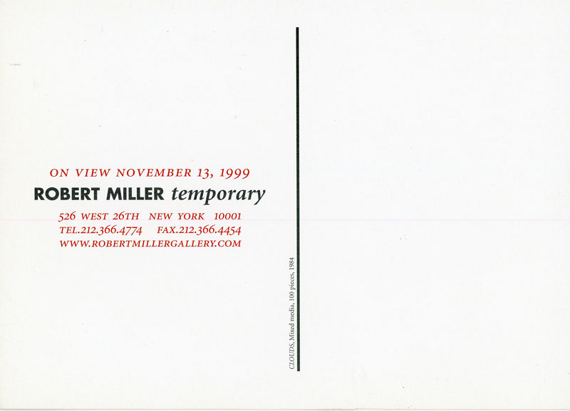 Gallery 98 | Robert Miller Gallery, Yayoi Kusama, Installations, Card, 1999