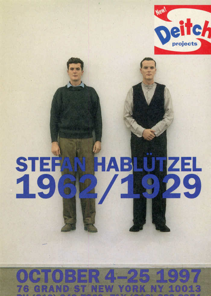 Gallery 98 | Stefan Hablutzel 1962/1929, Deitch Projects, Card, 1997
