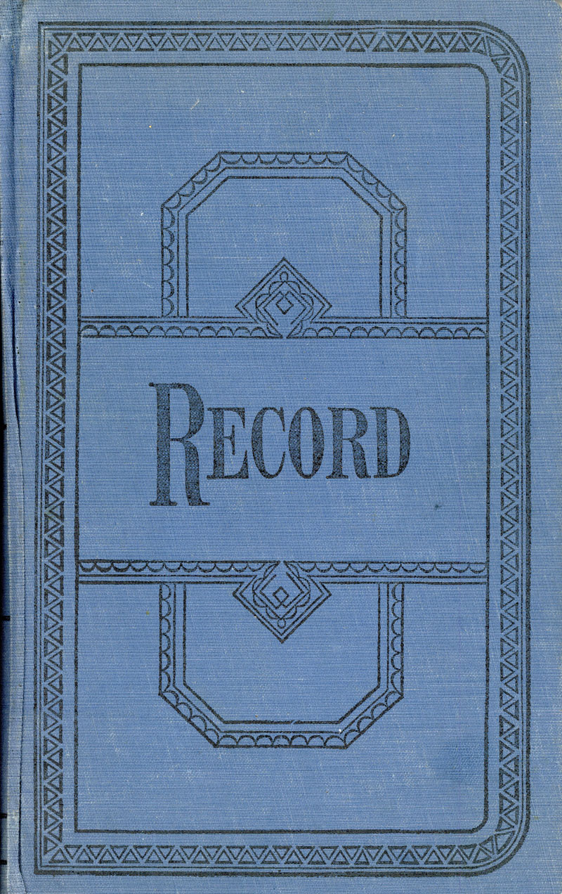 Gallery 98 | 1985, Technical Record Book (a daily log with text and ...