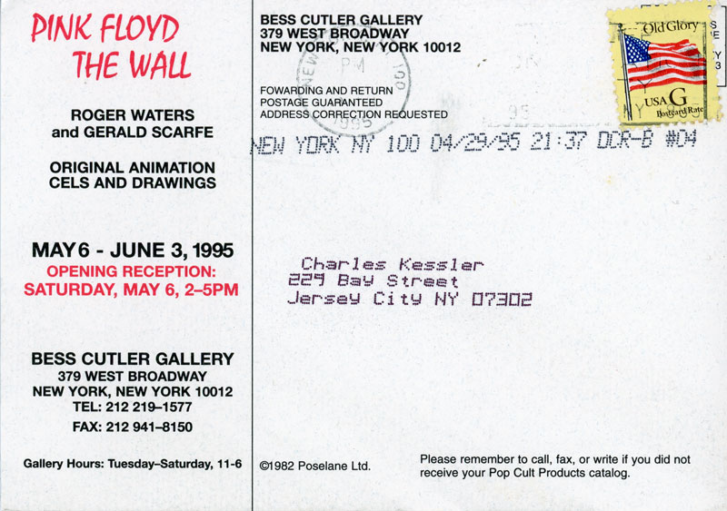 Gallery 98 | Bess Cutler Gallery, Roger Waters and Gerald Scarfe, Pink ...