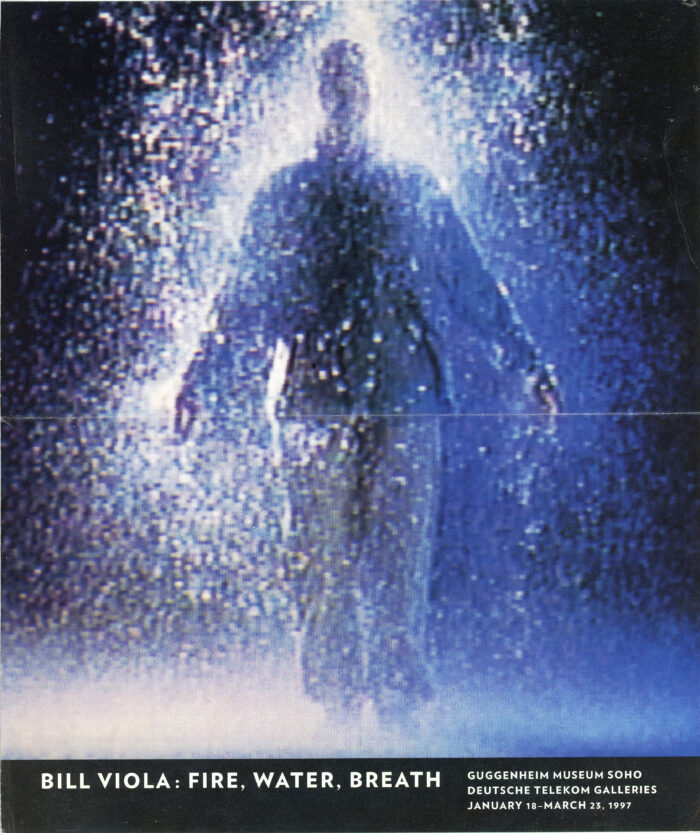 Gallery 98 | Guggenheim, Bill Viola: Fire, Water, Breath, Pamphlet, 1997
