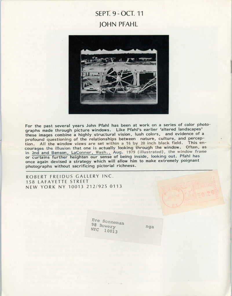 Gallery 98 | Robert Freidus Gallery, Summer Newsletter, Small Scale ...