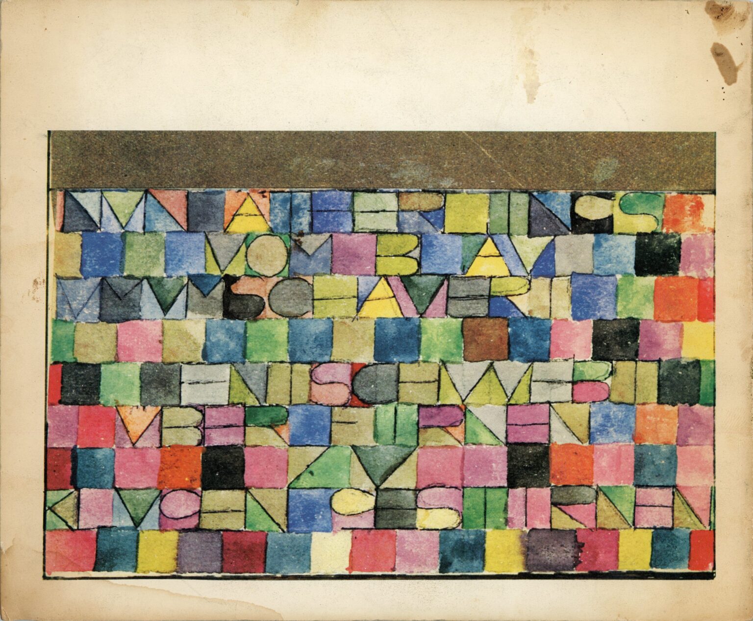 Gallery 98 | MoMA, Lettering by Modern Artists, Catalogue, 1964