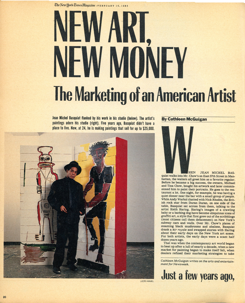 Gallery 98 | Jean-Michel Basquiat, Haring, Scharf, and others New Art ...
