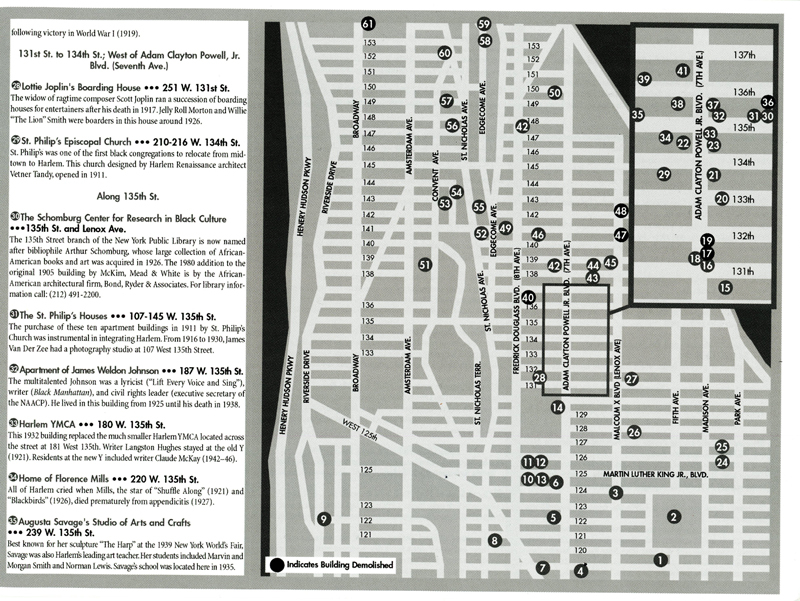 Gallery 98 | Harlem Renaissance Map, Ephemera Press, Tony Millionaire ...