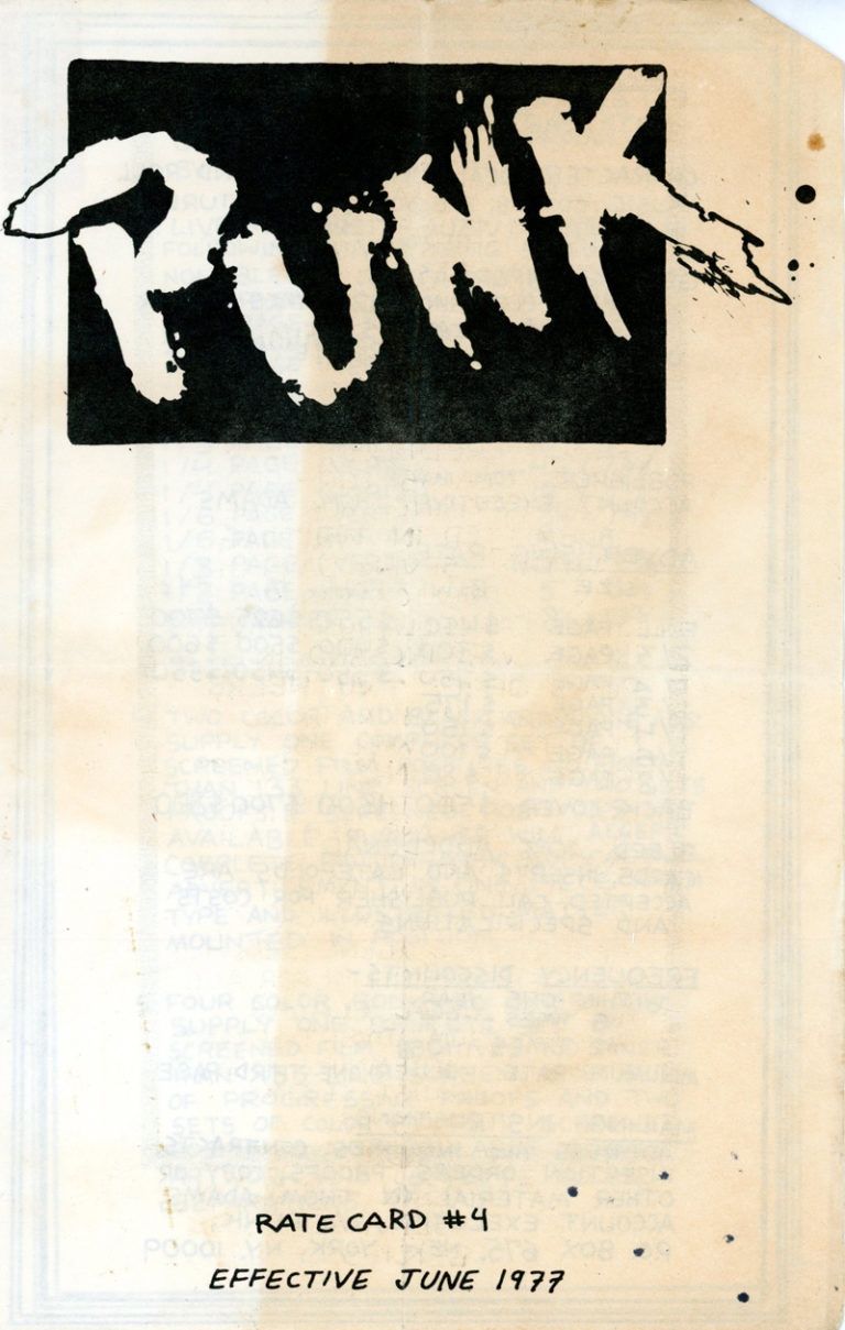 Gallery 98 | Punk Magazine, John Holmstrom, Business Card and Pamphlet ...