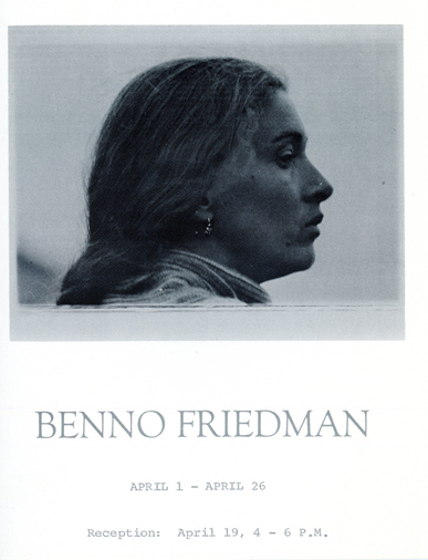 Gallery 98 | Benno Friedman, Folded Card, Light Gallery, April 1975