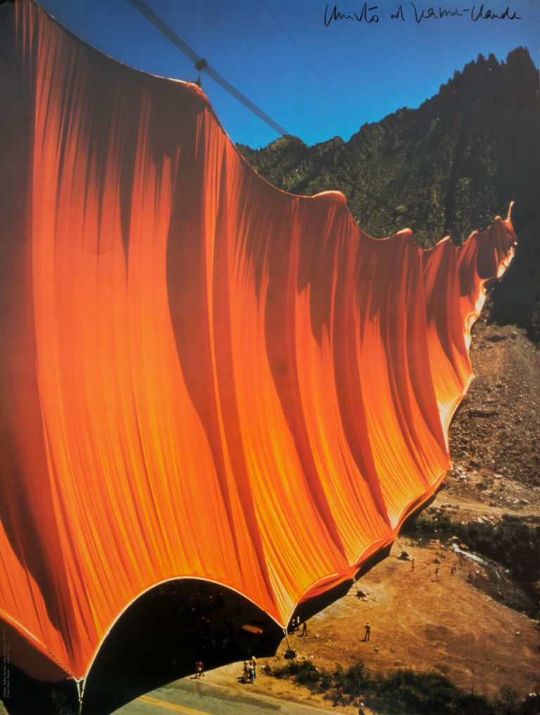 Gallery 98 | Christo & Jeanne-Claude, Valley Curtain (1972), SIGNED ...