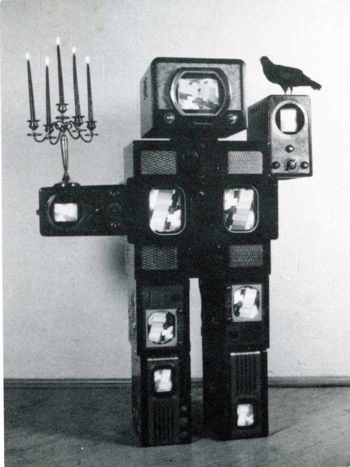 Gallery 98 | Nam June Paik, Folded Handout, Photo by Peter Moore ...