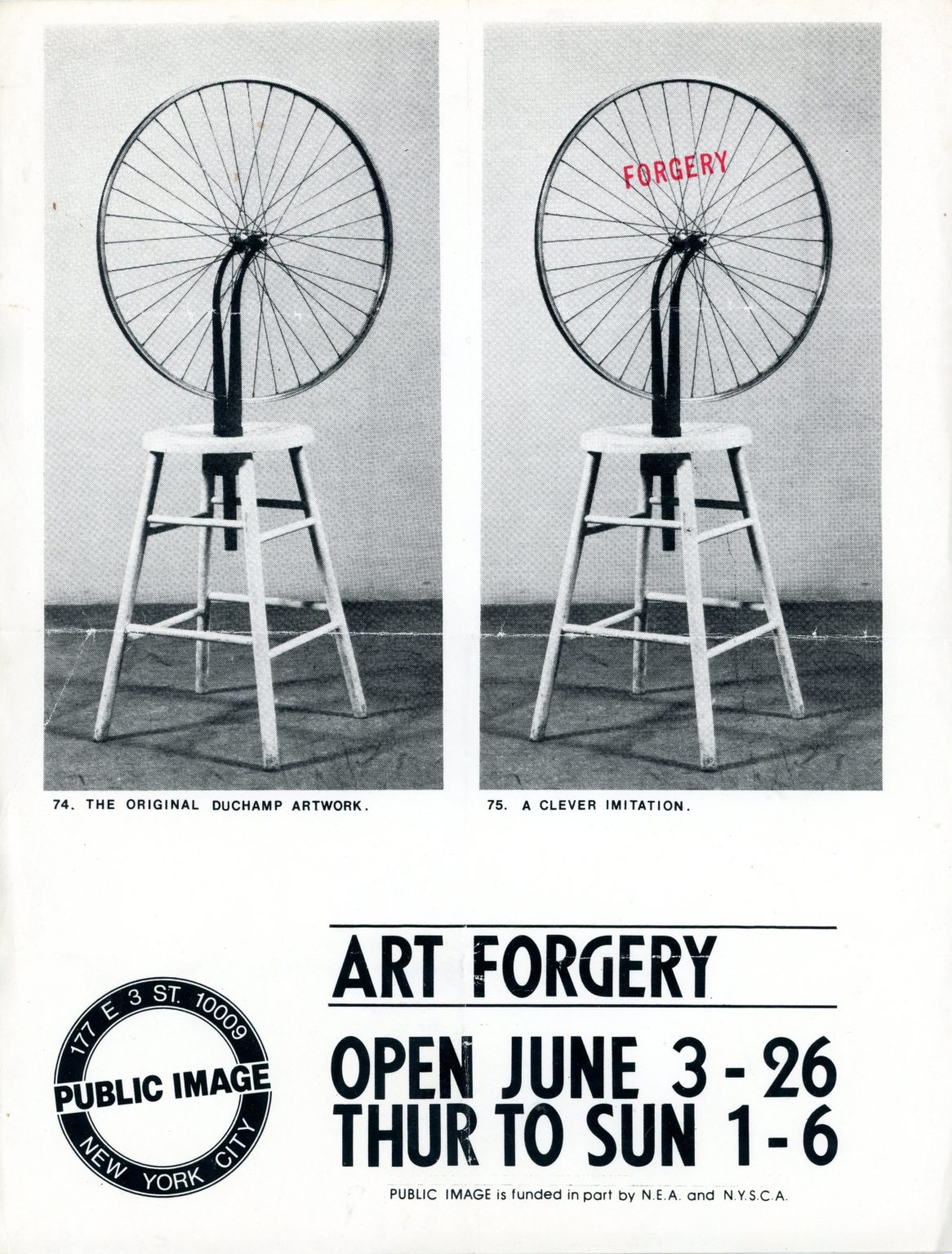 Gallery 98 | Marcel Duchamp, “Bicycle Wheel,” For the Exhibition “Art ...