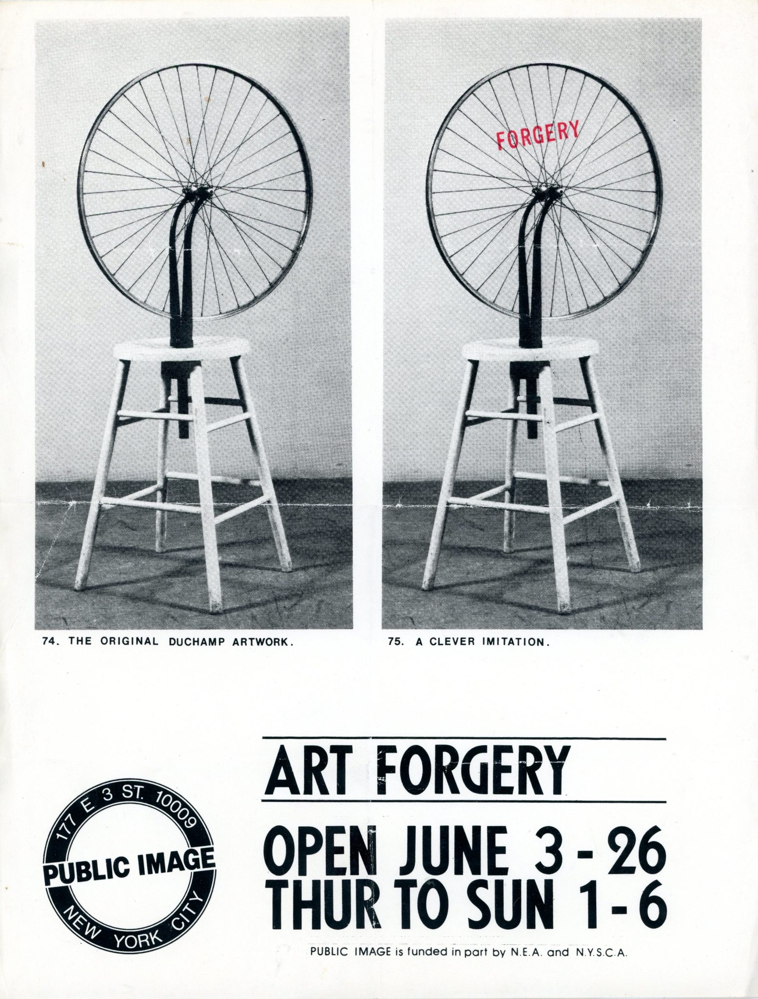 Gallery 98 | Marcel Duchamp, “Bicycle Wheel,” For the Exhibition “Art ...