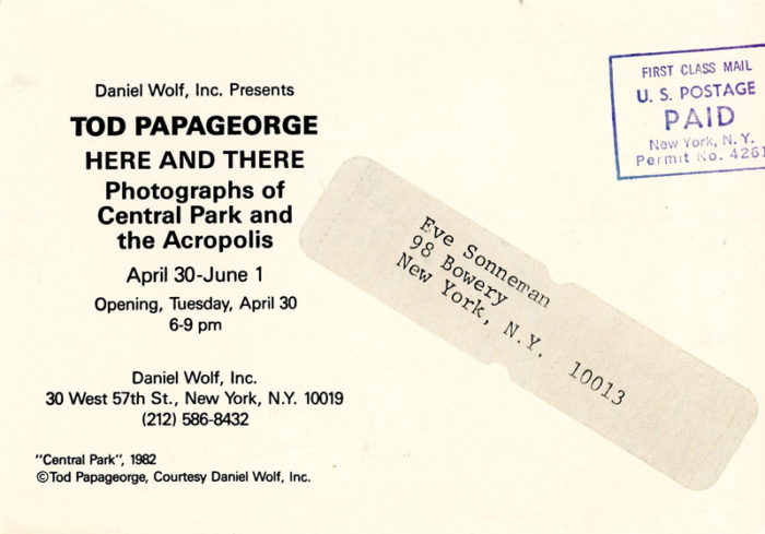 Gallery 98 | Tod Papageorge, Here and There: Photographs of Central ...