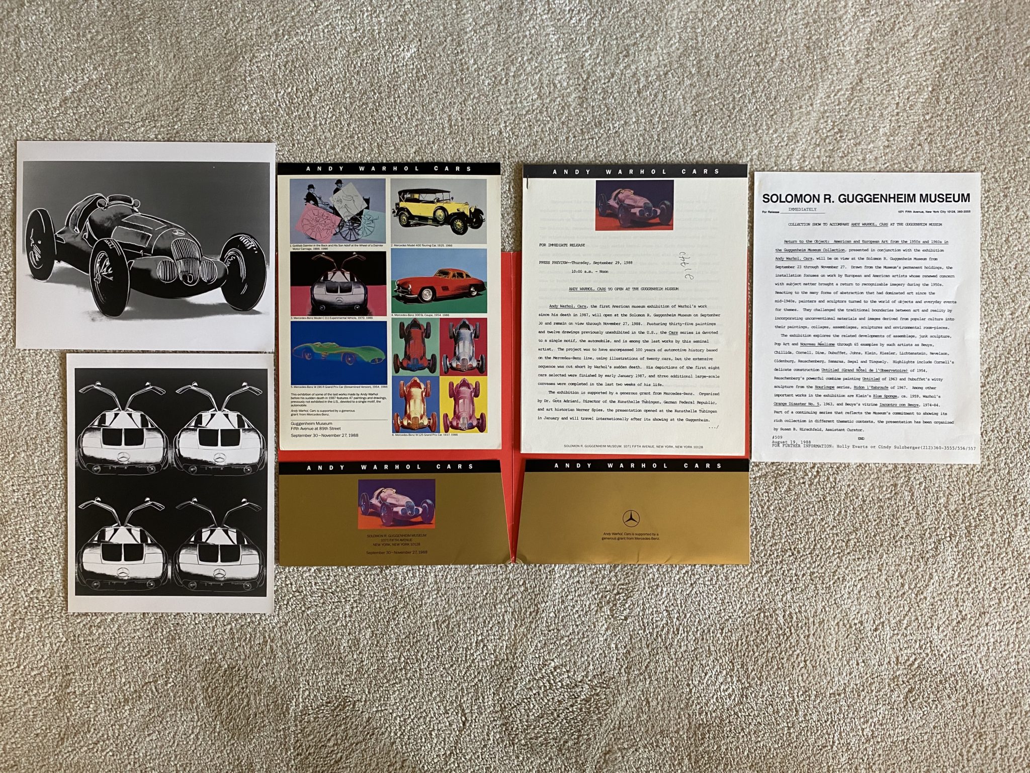 Gallery 98 | Andy Warhol, “Mercedes-Benz W 125 Grand Prix Car” (1986 ...