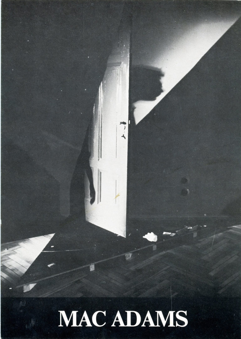 Gallery 98 | Mac Adams, The Hostage (1988), Card for the exhibition ...