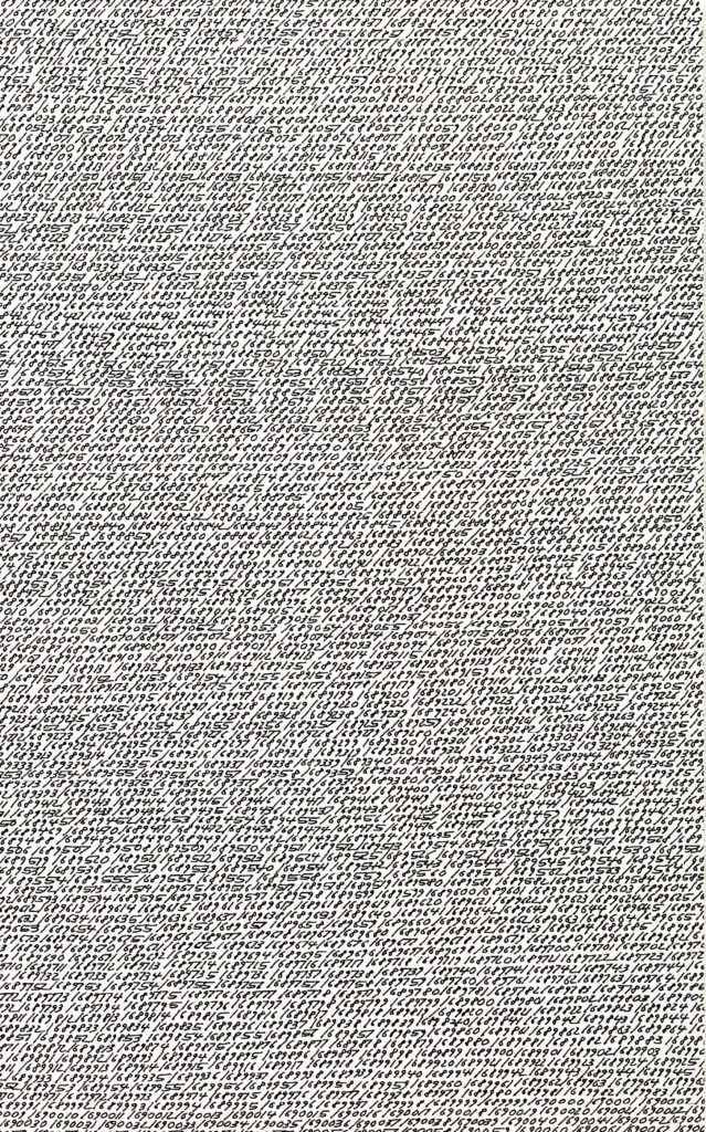 Gallery 98 | Roman Opalka, Tell The Time, Card, Fondazione Querini ...