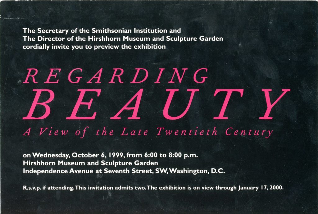 Gallery 98 | Regarding Beauty: A View of the Late Twentieth Century ...