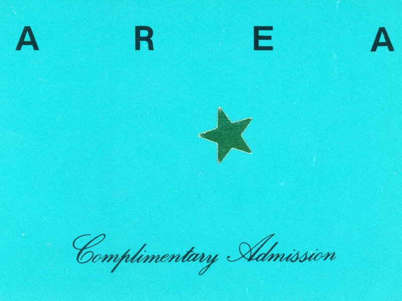 Gallery 98 | AREA The Legendary Nightclub: Cards and Invitations, 1983 ...