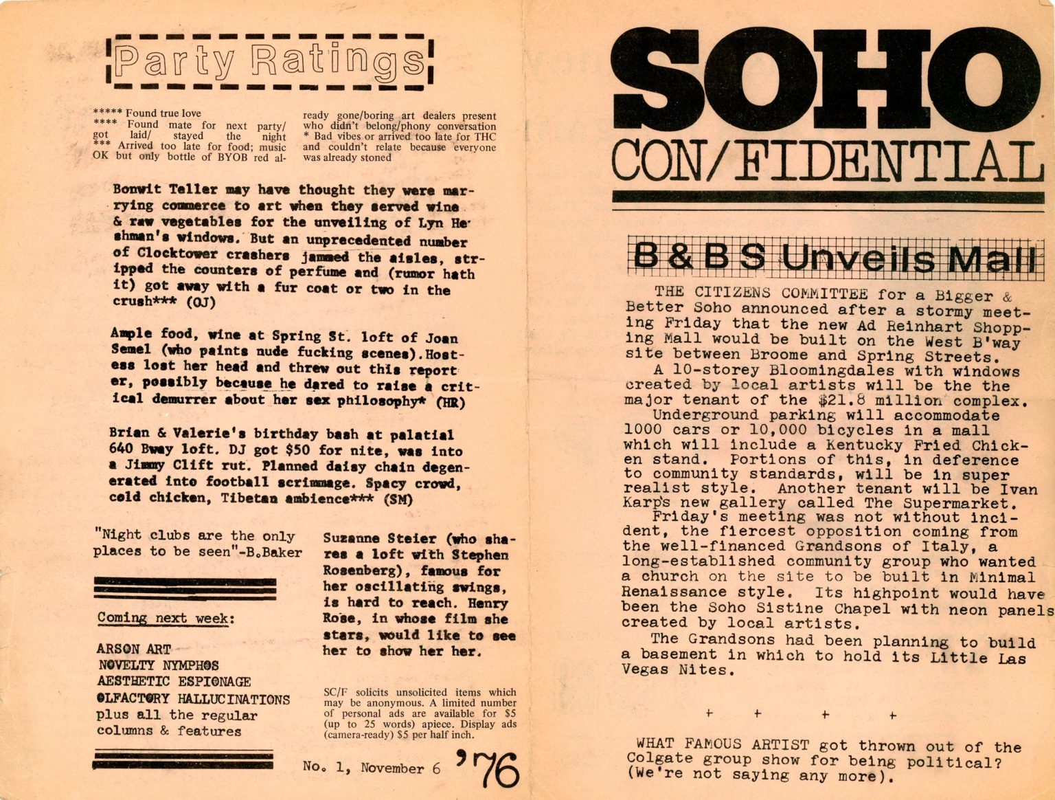 Gallery 98 | Photocopy Machines: Xerox Flyers, Zines, and Other Art ...