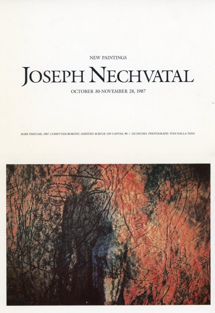 Gallery 98 | Joseph Nechvatal, Rare Perfume, Brooke Alexander Inc ...
