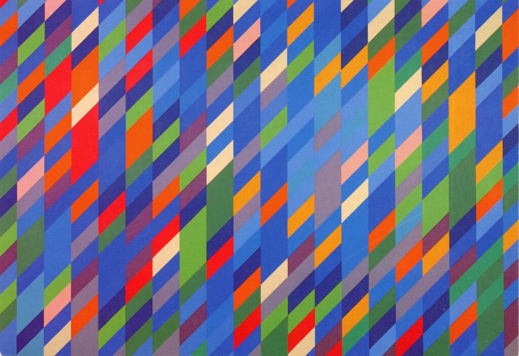 Gallery 98 | Bridget Riley, Light Blue (1991), Hayward Gallery (London ...