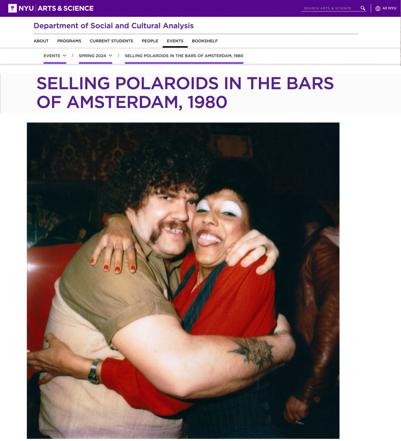 Gallery 98 | Sunday, April 21, 2:30pm: Selling Polaroids in the Bars of ...