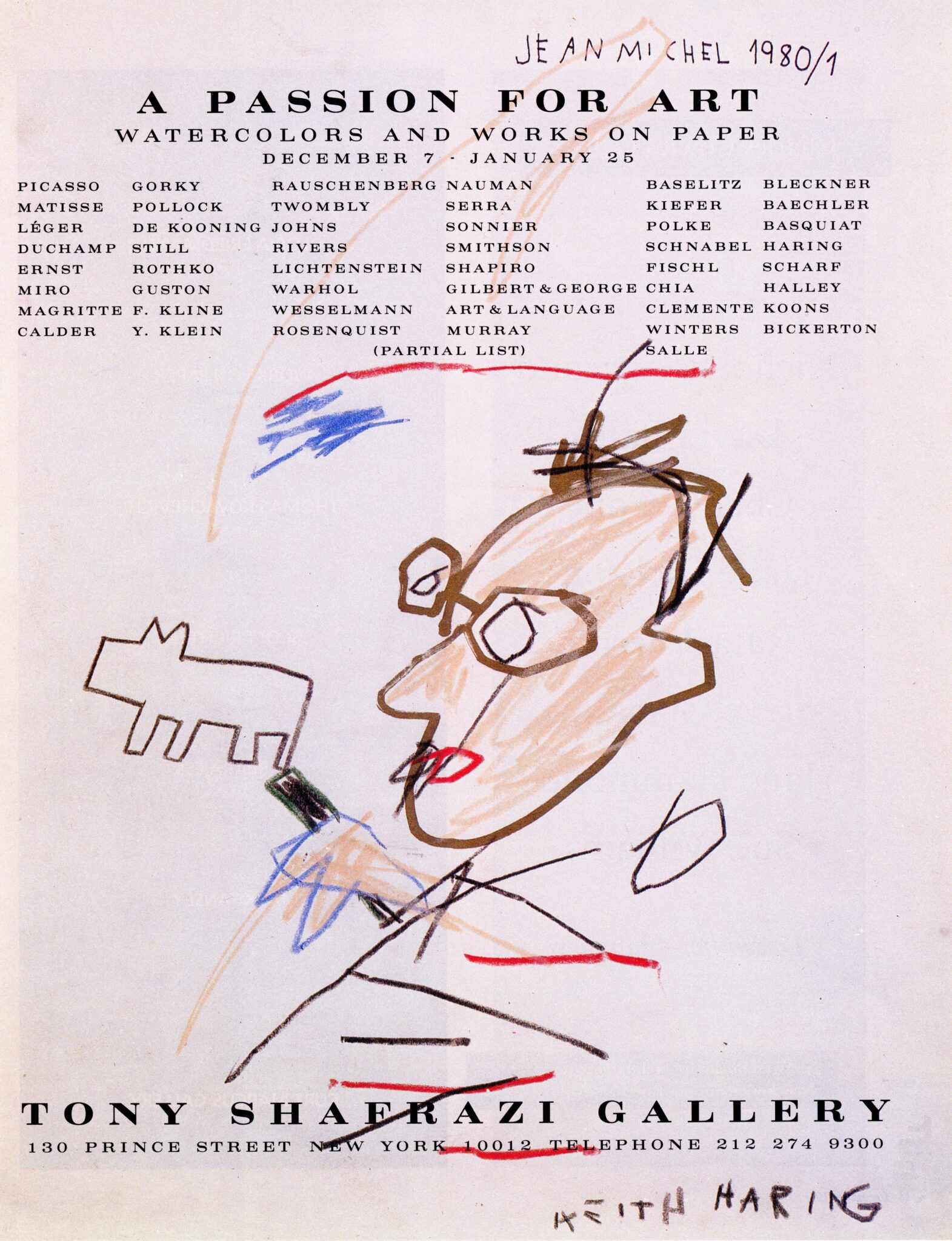 Gallery 98 | Jean-Michel Basquiat, “History of Black People,” Folded ...