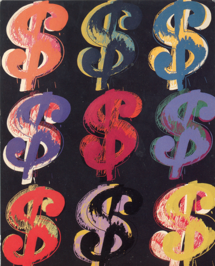 Gallery 98 | Andy Warhol, $(1982), Ronald Feldman Fine Arts, Card for ...