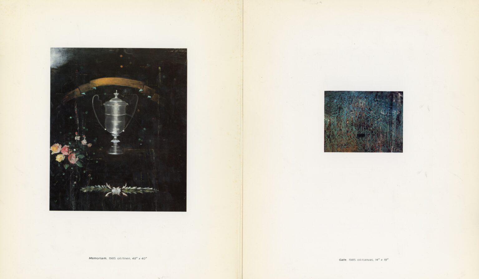 Gallery 98 | Ross Bleckner, Mary Boone Gallery, Large Three-Fold Card, 1986