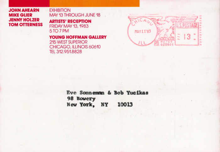 Gallery 98 | Group Show, with John Ahearn, Mike Glier, Jenny Holzer ...