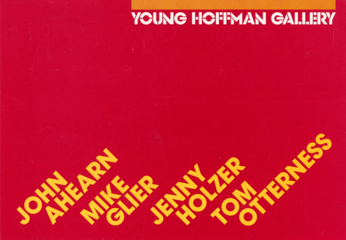 Gallery 98 | Group Show, with John Ahearn, Mike Glier, Jenny Holzer ...