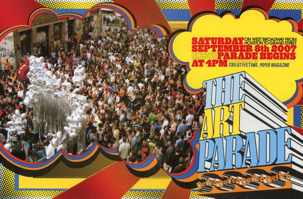 Gallery 98 | The Art Parade, Deitch Projects (NYC), Large Folded Poster ...