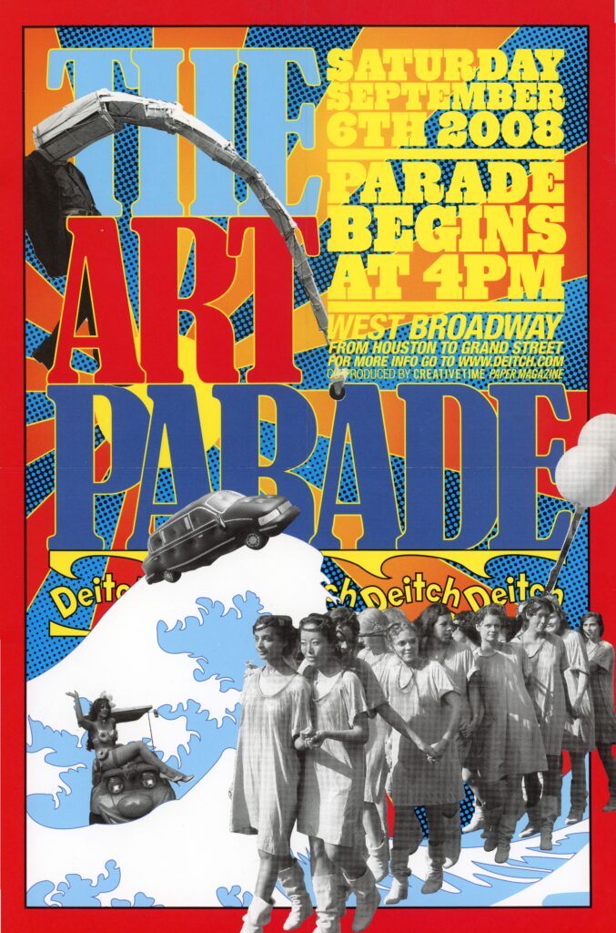 Gallery 98 | The Art Parade, Deitch Projects (NYC), Folded Poster, 2008