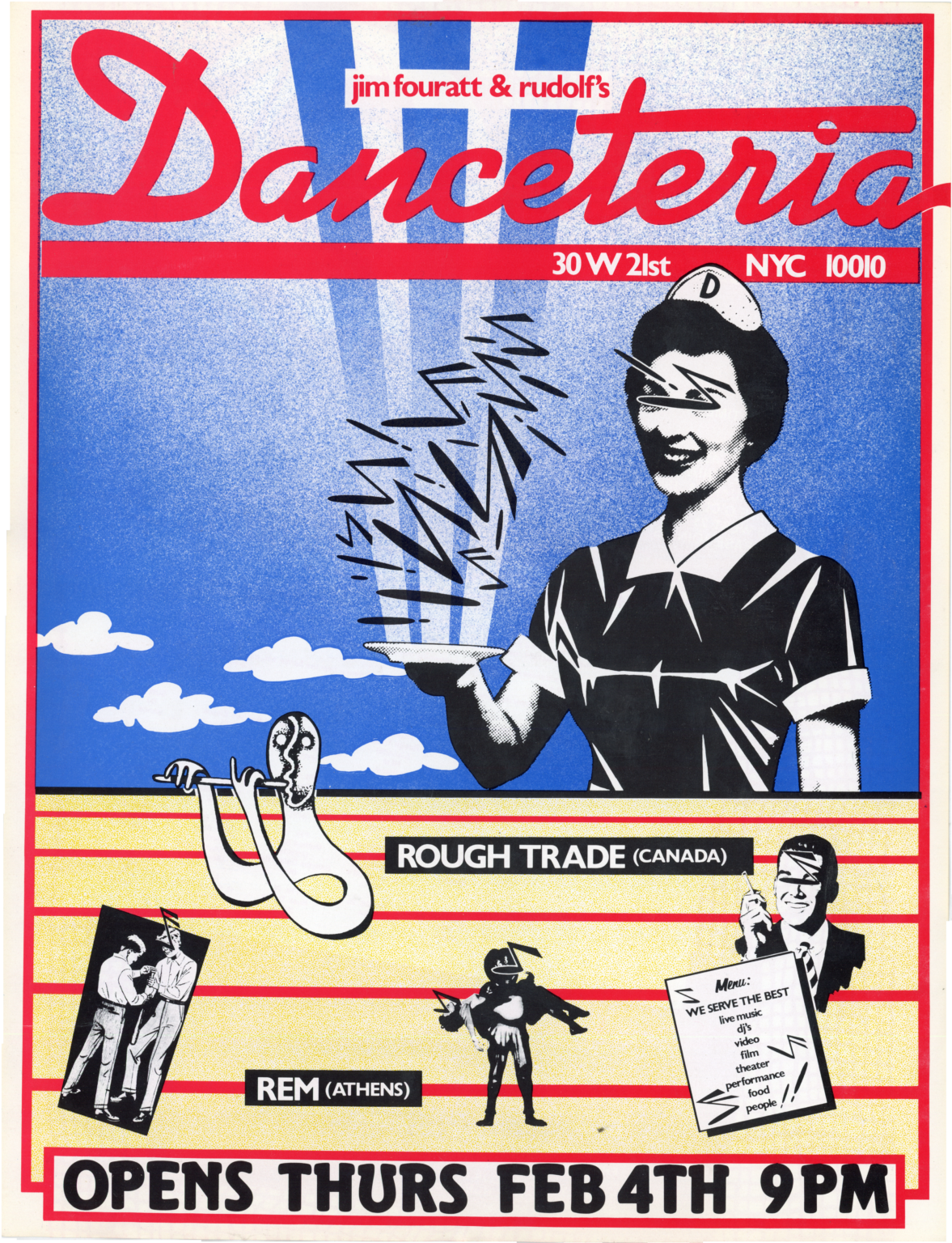 Gallery 98 | Greer Lankton, Danceteria, Red Tape Magazine, Card, 1983